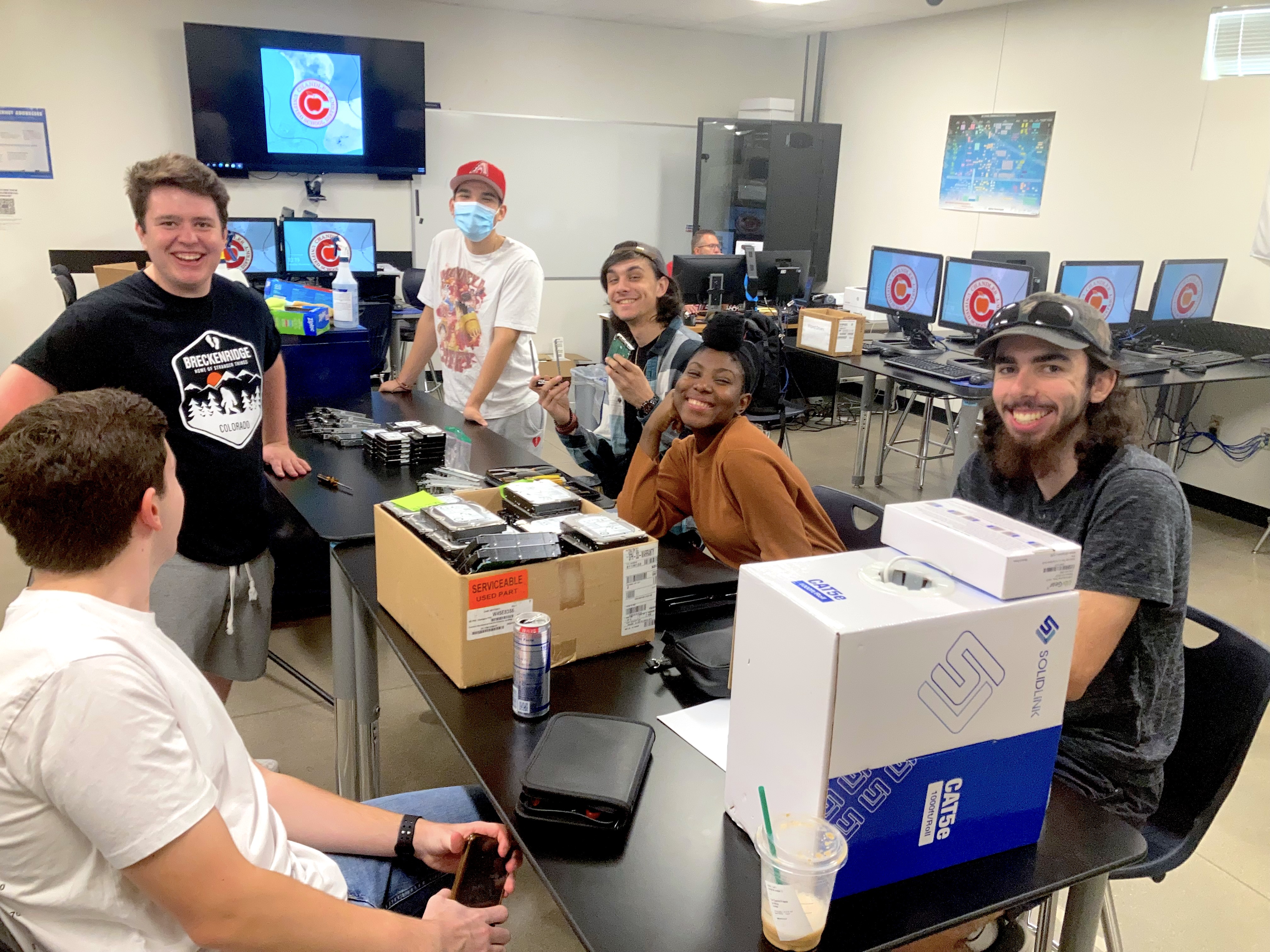 Cyber Students Set Up Basha Servers