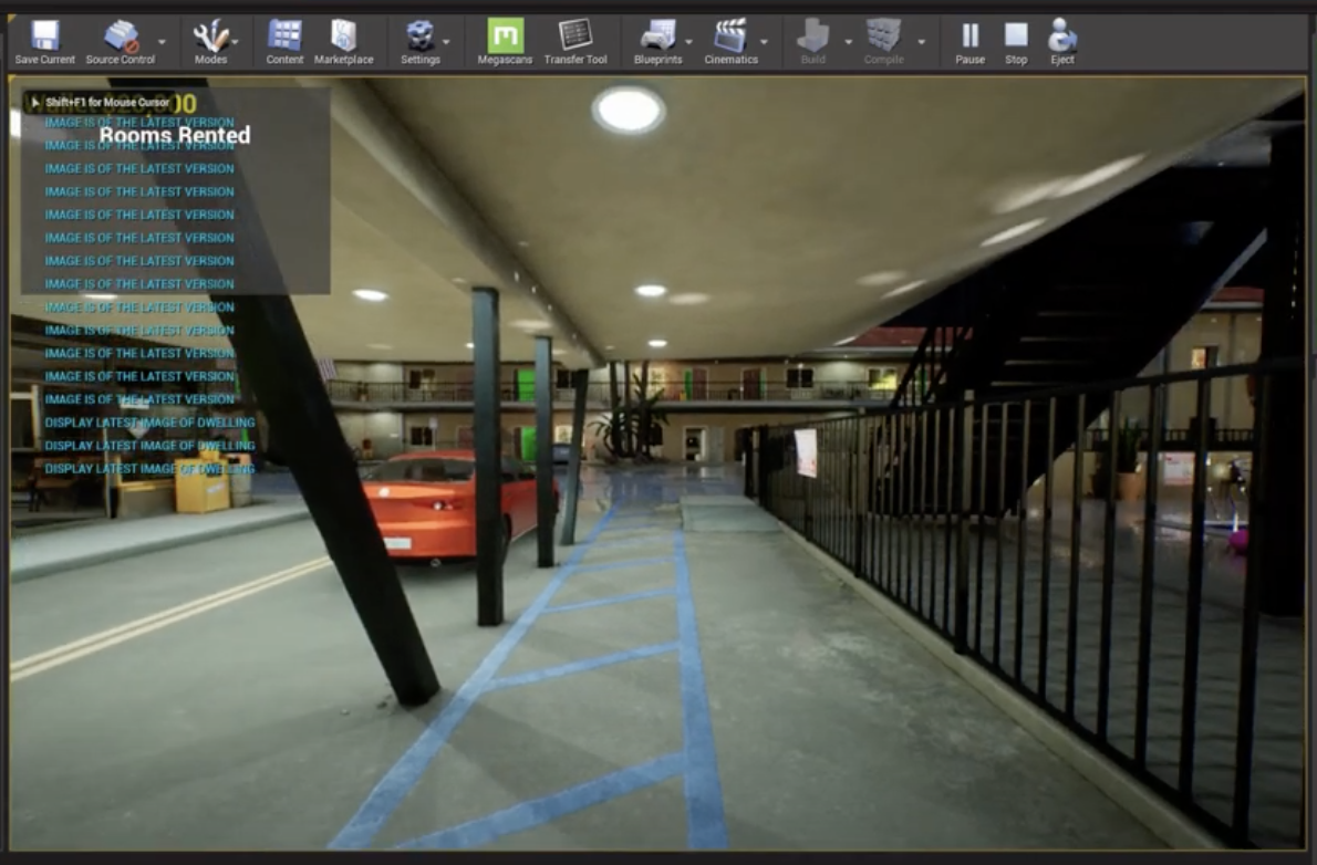Updatable Interior Mapping for Game Immersion